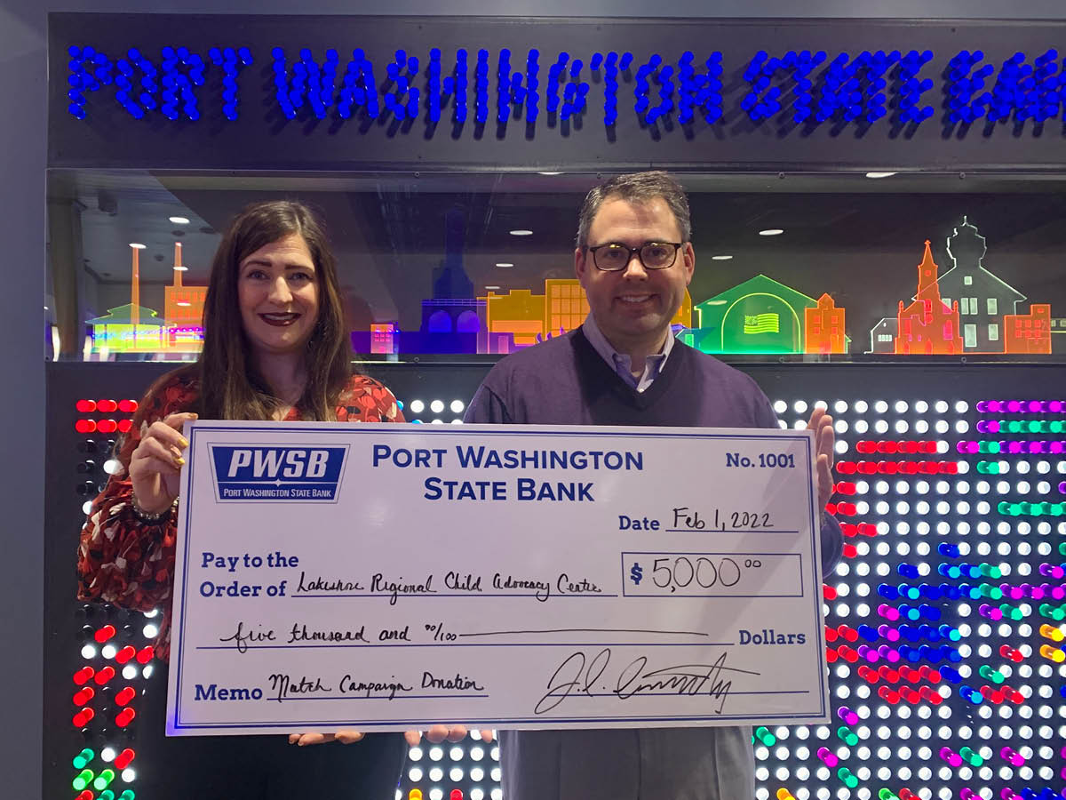 PWSB Helps Children in Need - Port Washington State Bank